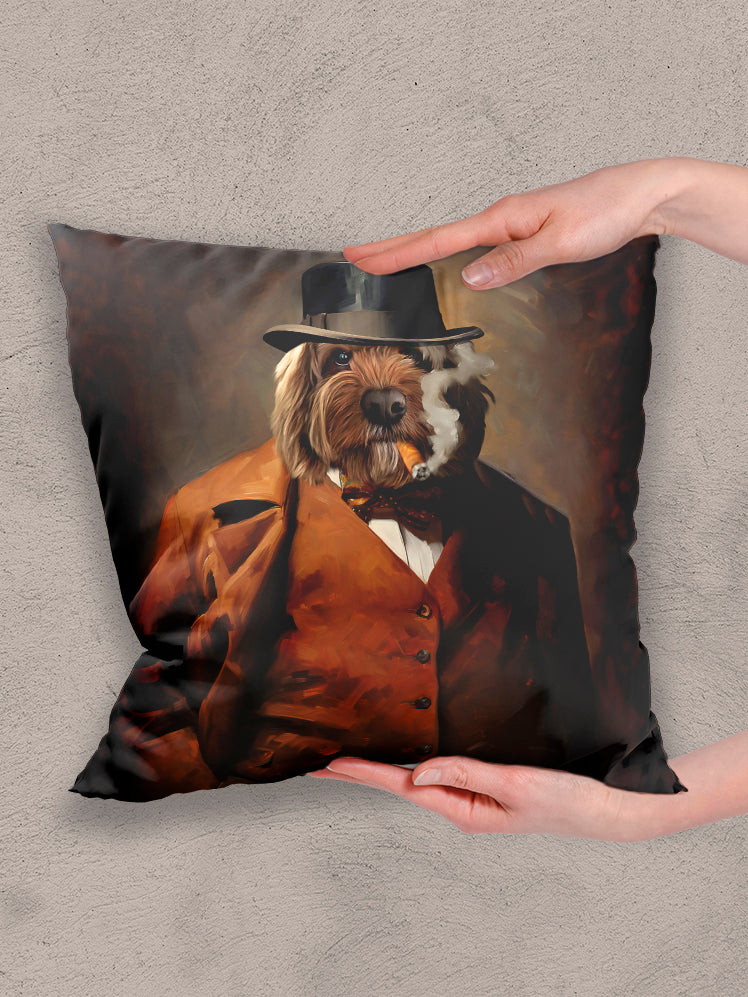 The Mobster - Custom Pet Pillow | NextGenPaws – NextGenPaws Pet Portraits