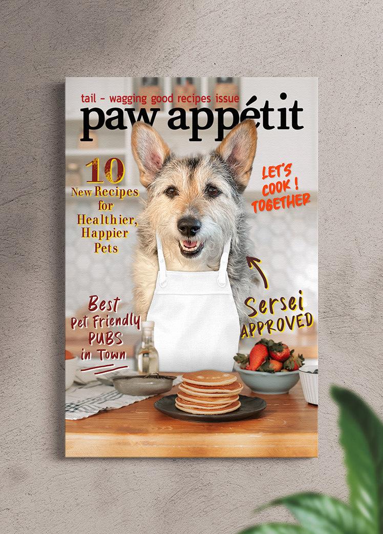 Paw-appetit Magazine Cover | NextGenPaws Custom Pet Canvas ...