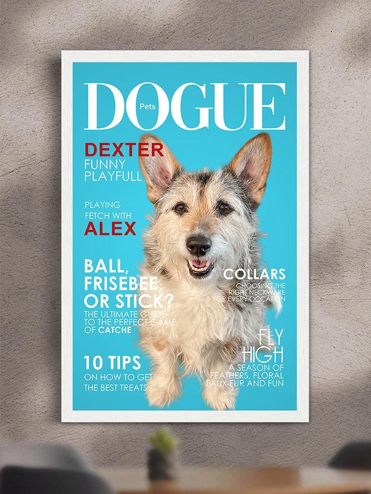 Dogue Magazine Cover Custom Pet Poster | NextGenPaws – NextGenPaws Pet ...
