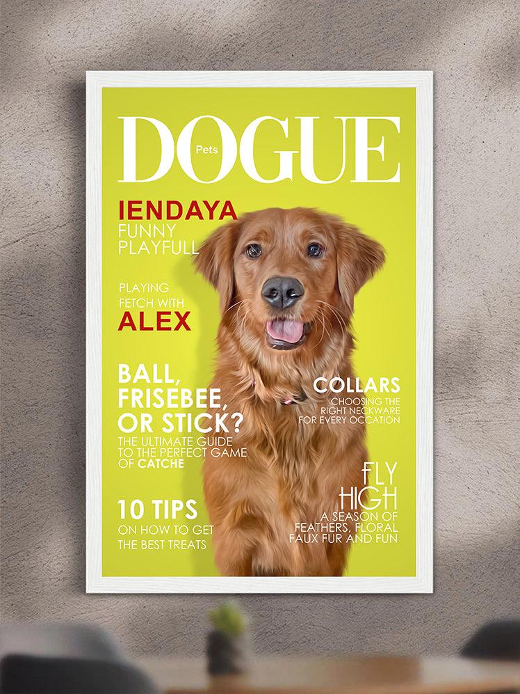 Dogue Magazine Cover Custom Pet Poster | NextGenPaws – NextGenPaws Pet ...