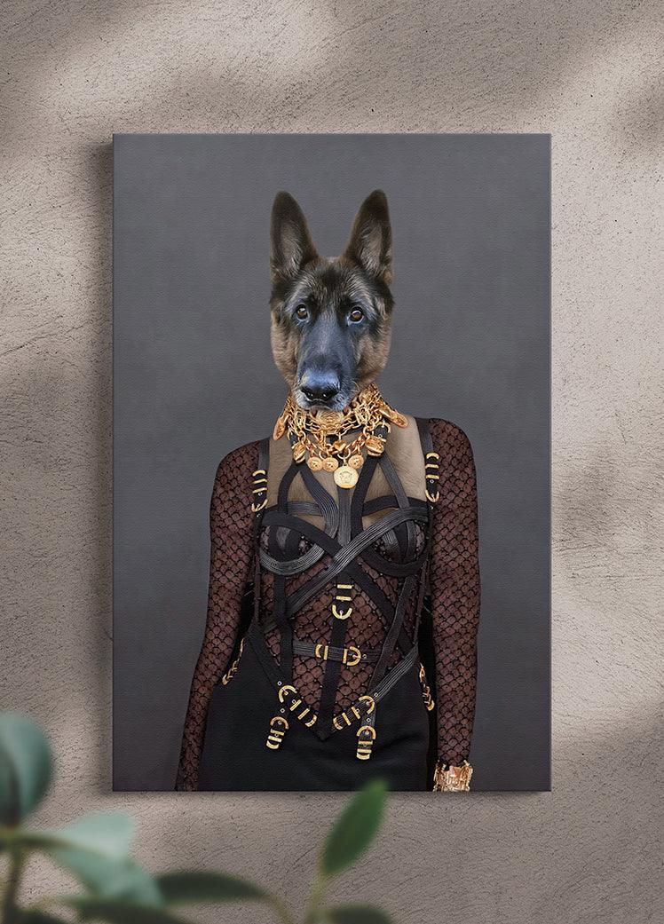Versace Customized Pet Canvas | NextGenPaws – NextGenPaws Pet Portraits