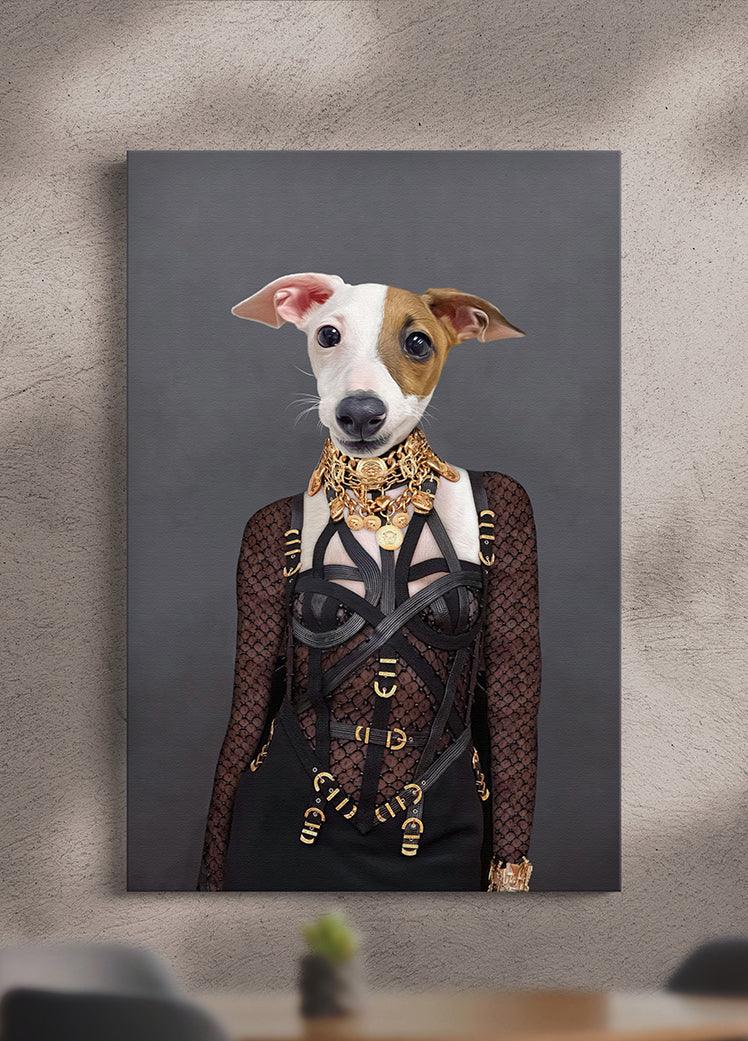 Versace Customized Pet Canvas | NextGenPaws – NextGenPaws Pet Portraits