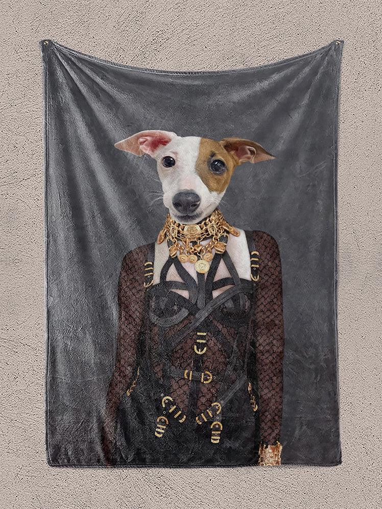 Versace Customized Pet Blanket | NextGenPaws – NextGenPaws Pet Portraits